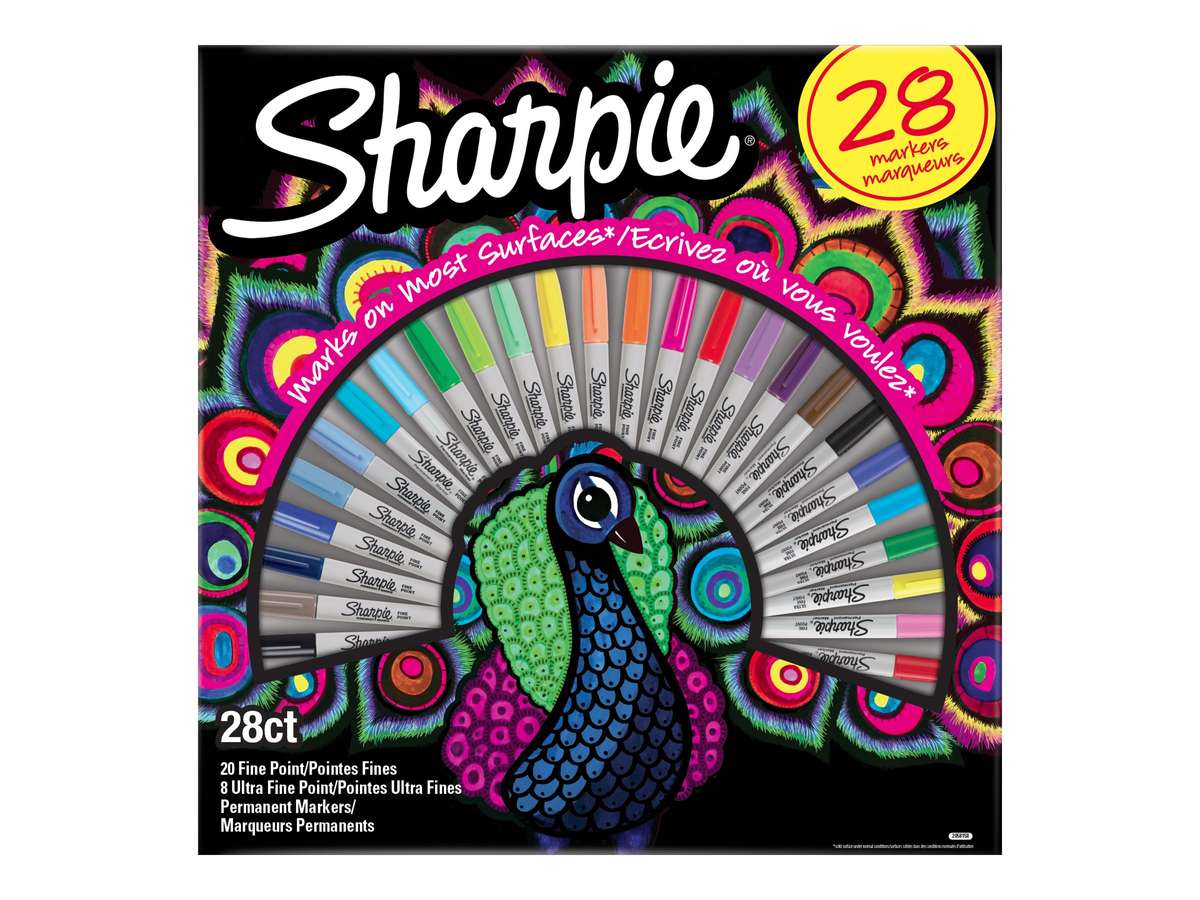 Sharpie Permanentmarker BIG PACK PEACOCK 28 Stifte | PrintSpeed