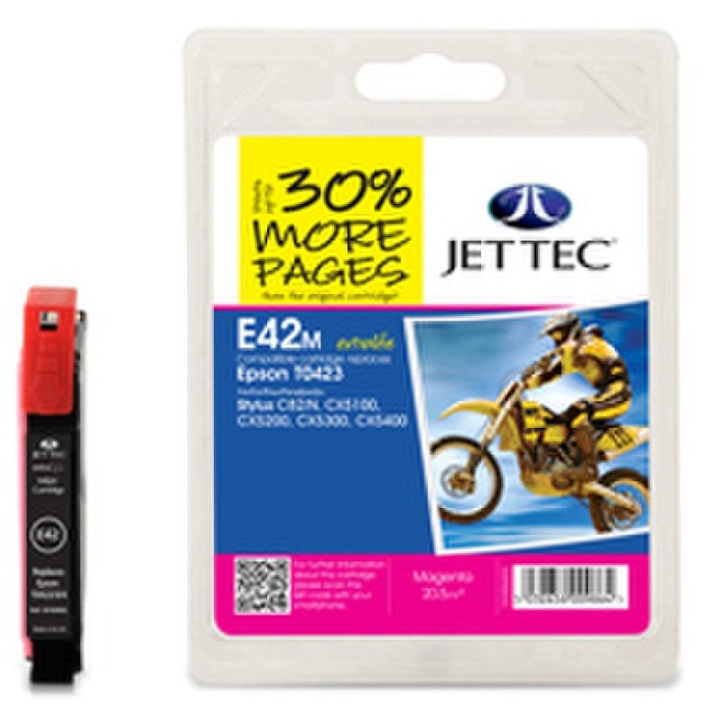 Jet Tec E42m Druckerpatrone kompatibel für Epson T0423 Magenta Epson ...