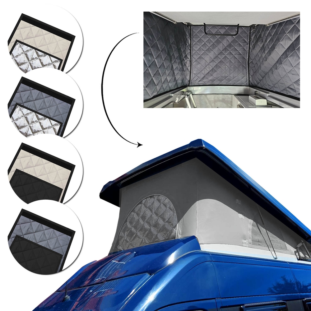 ISOCAMP® fourgon tente thermique isolation par soufflet camping-car SCA ...
