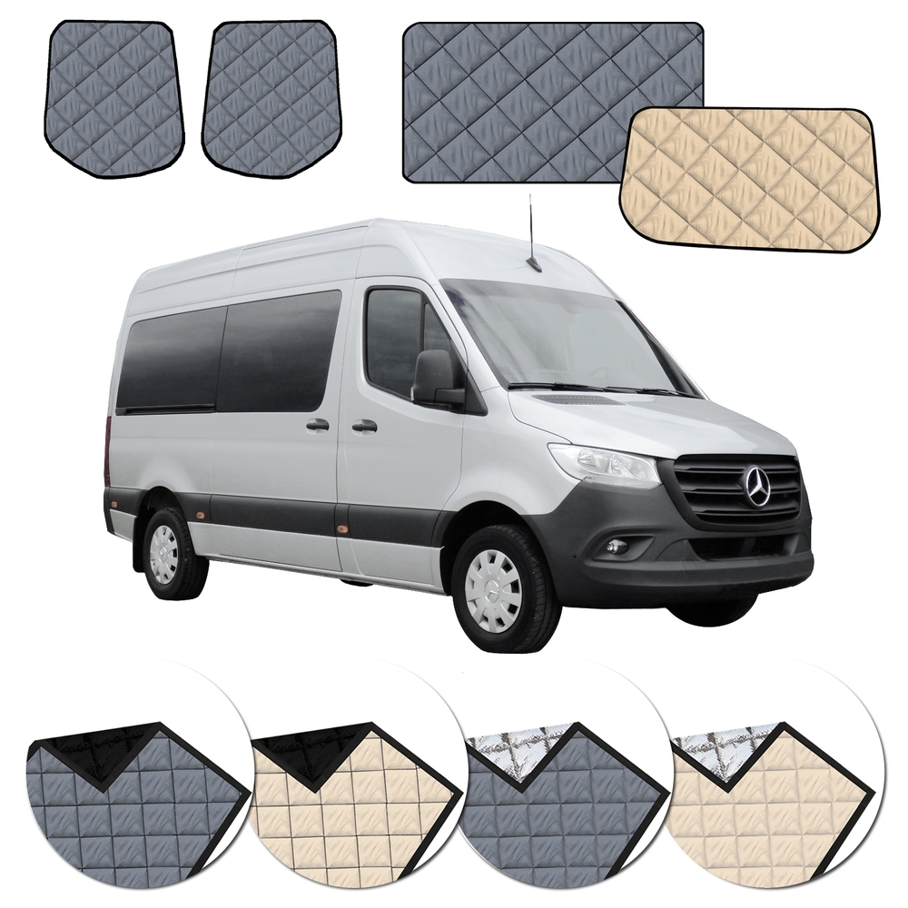 ISOCAMP® magnetic thermal mats side windows or rear windows Mercedes ...