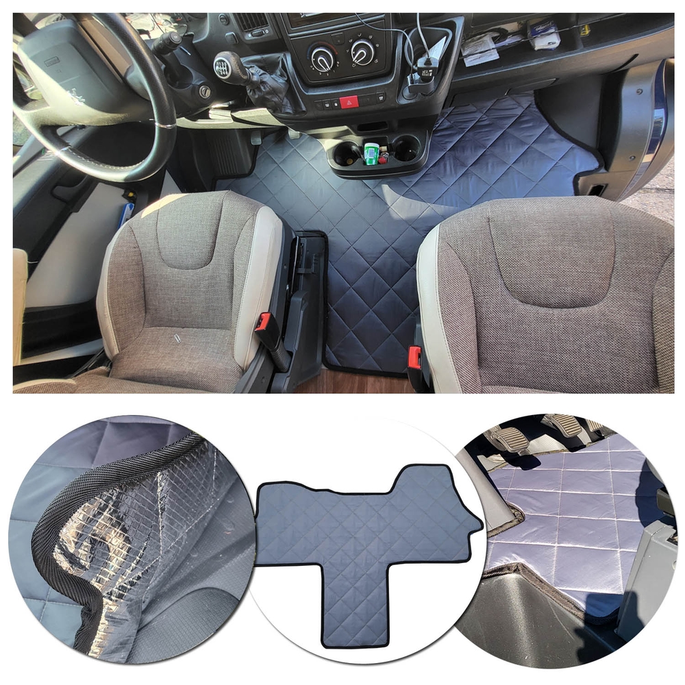 ISOCAMP® footwell insulation for the cockpit of the Peugeot Boxer ...