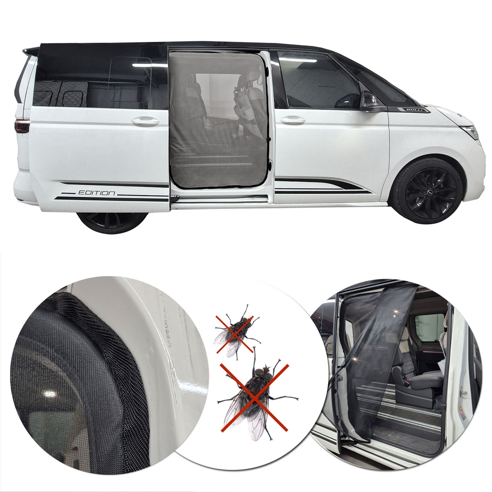ISOCAMP® Seitenvorhang Insektenschutz Fliegengitter Volkswagen T7 ...