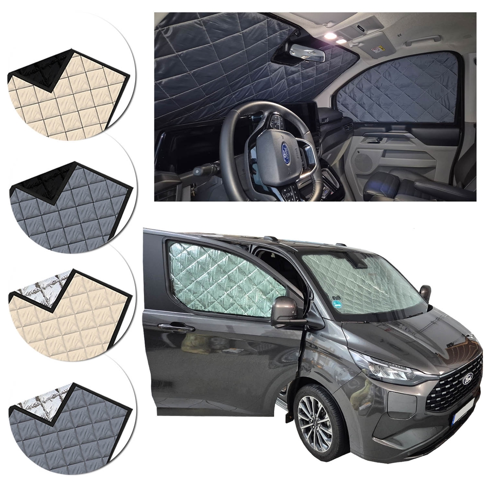 ISOCAMP® Cockpitset Magnet-Thermomatten Ford Tourneo Custom / Transit ...