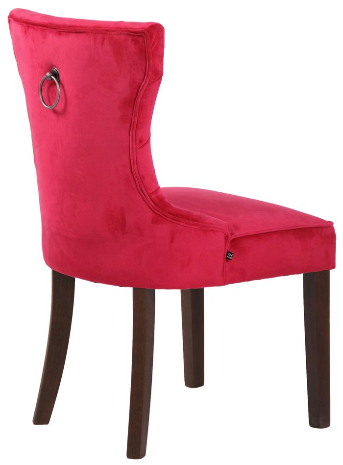 Stuhl Franca Samt antik, rot | Swisshandel24