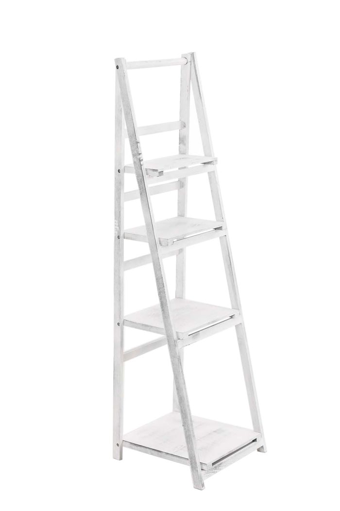 Treppenregal Lillian, antik weiss | Swisshandel24