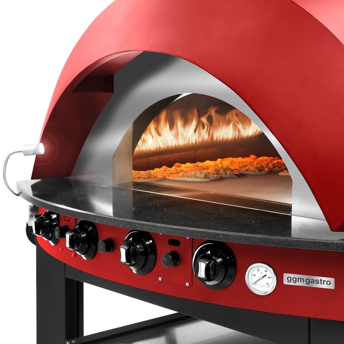 Gas Pizza Ofen - Rot - 106492 | Gastrogeräte24