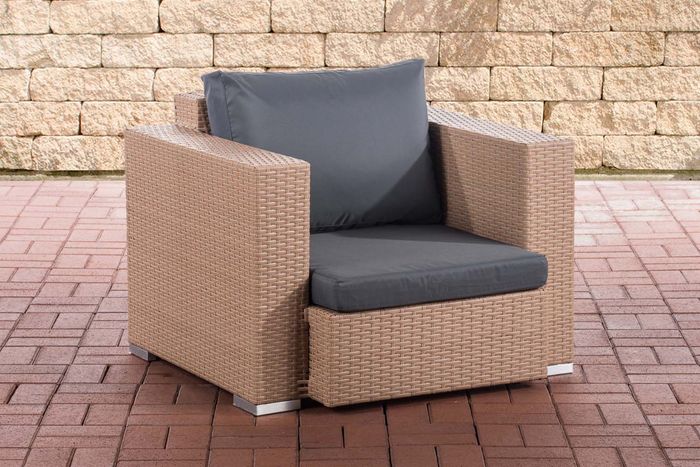 Sessel Provence / Sunset Eisengrau, sand | Swisshandel24