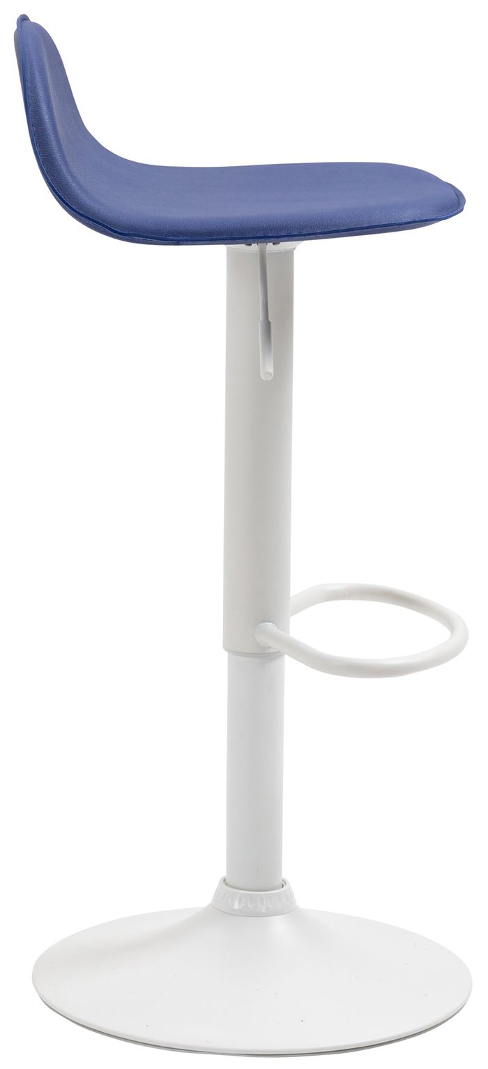 2er Set Barhocker Lana V2 weiss, blau | Swisshandel24