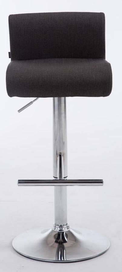 2er Set Barhocker California Stoff, dunkelgrau | Swisshandel24