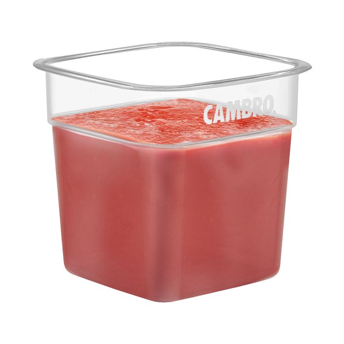 (6 Stück) CAMBRO | CAMSQUARES® Polypropylen FreshPro - Behälter 0,9 ...