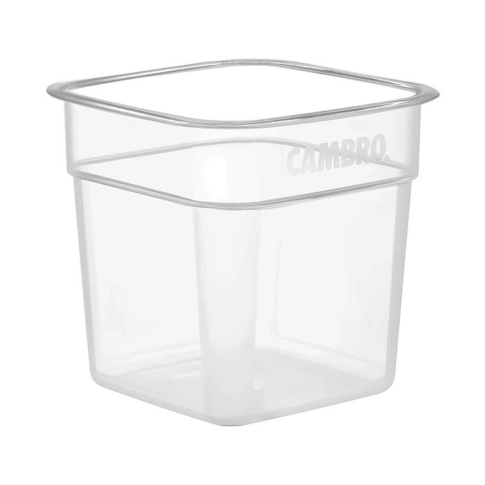 (6 Stück) CAMBRO | CAMSQUARES® Polypropylen FreshPro - Behälter 0,9 ...