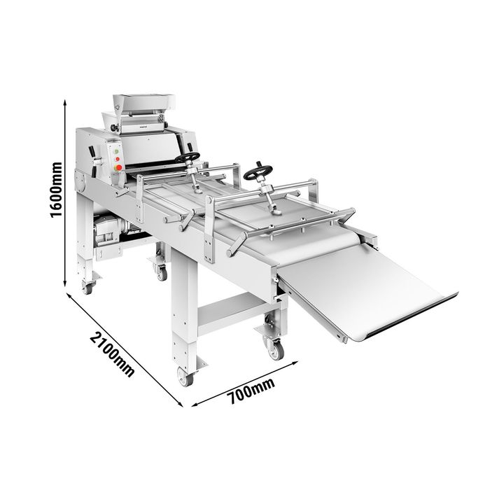 Bäckerei-Teigausrollmaschine/Teigausroller für Pizza & Brotteig 2 ...