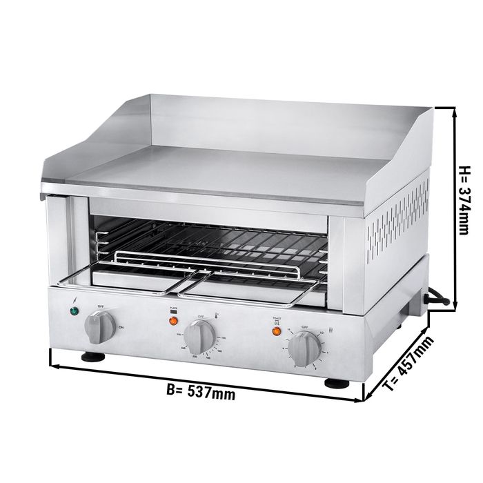 ROBAND | Griddle Toaster 500 - 3,3 kW - Grill & Salamander | Gastrogeräte24