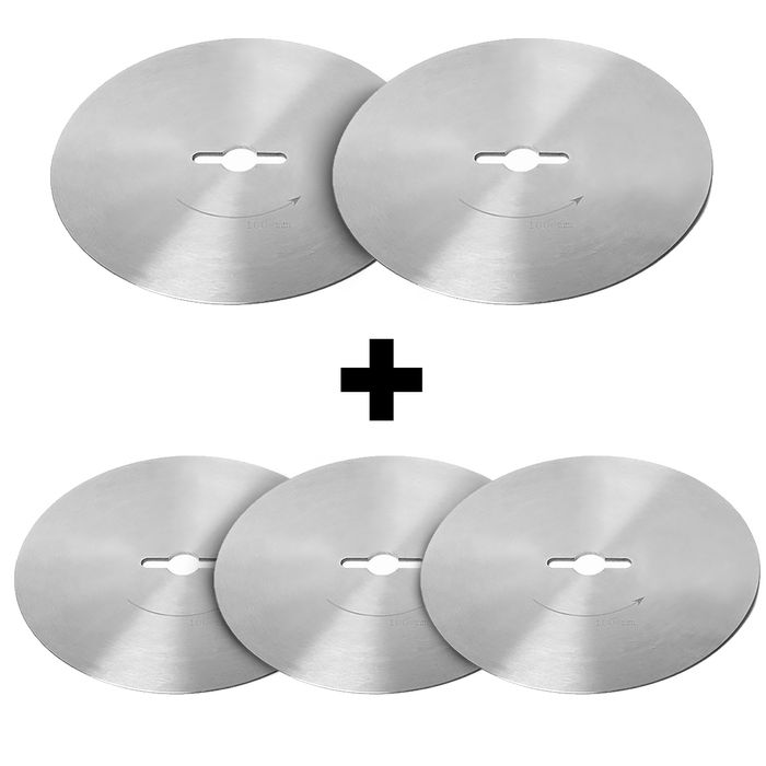 (5 Stück) Rundes Schneidemesser mit glatter Klinge - Ø 100 mm für ...