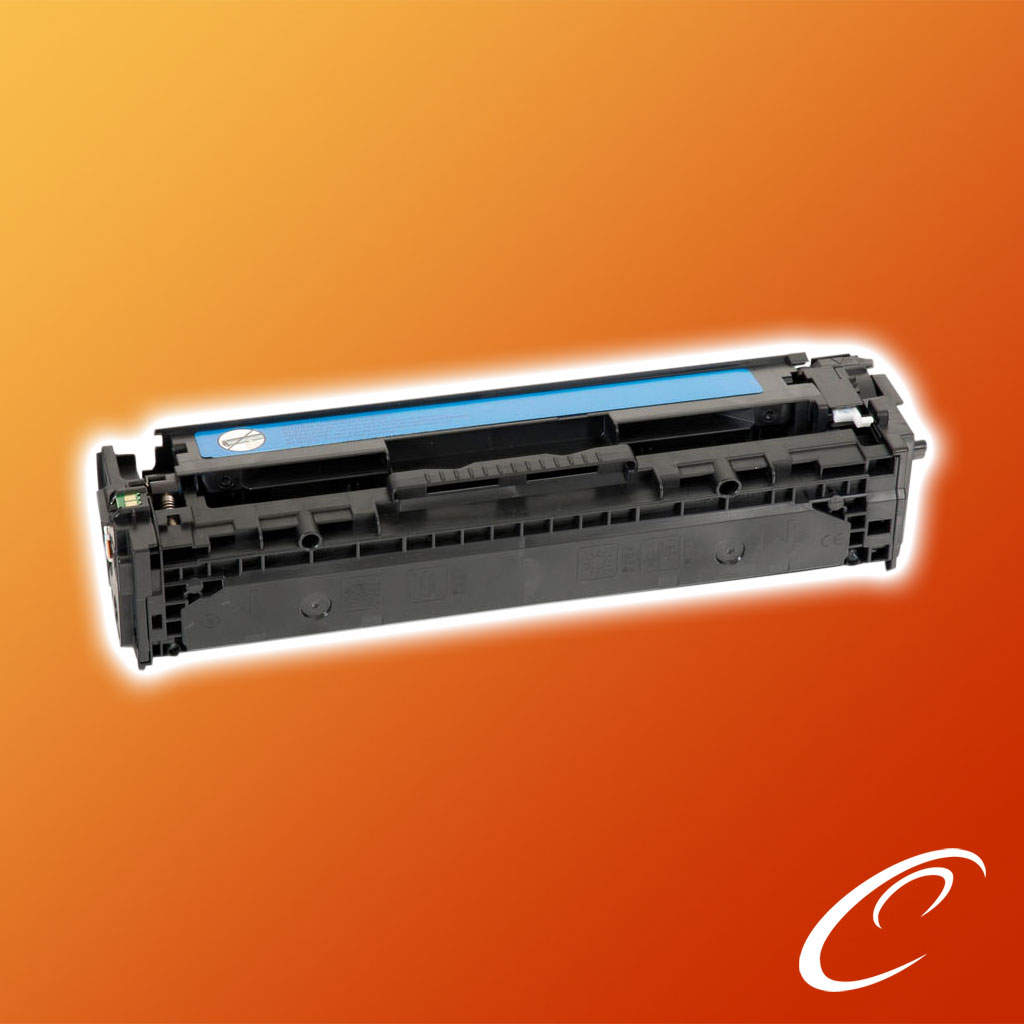 Rebuilt Toner kompatibel zur 128A CE321A cyan für HP Color LaserJet ...