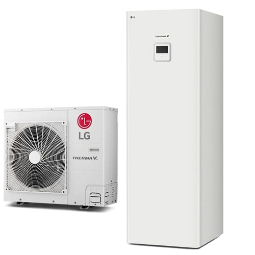 LG Wärmepumpe THERMA V R32 Split-Ausführung und Speicher | smartklimatisieren.de